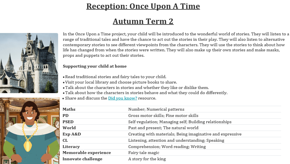 Grove Primary School - Reception - Autumn Term Grove Primary School - Reception - Autumn Term